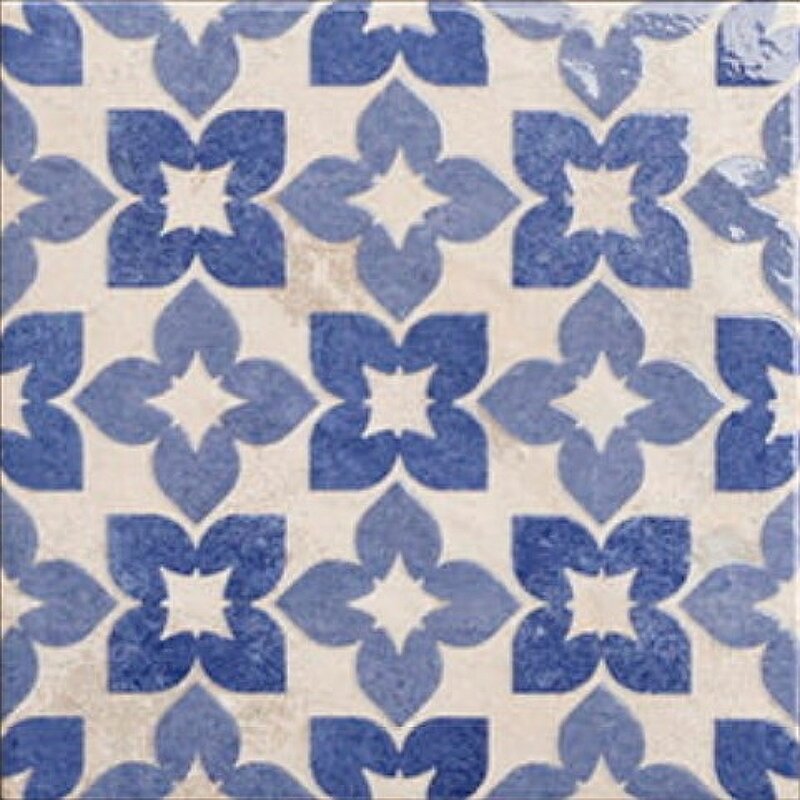 Керамогранит Mainzu Meraki Soul Blu УТ-00028177 20х20 см синий глянцевая