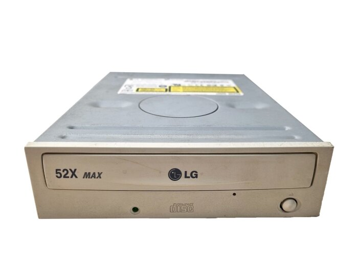 Читающий привод CD-ROM LG GCR-8523B IDE белый