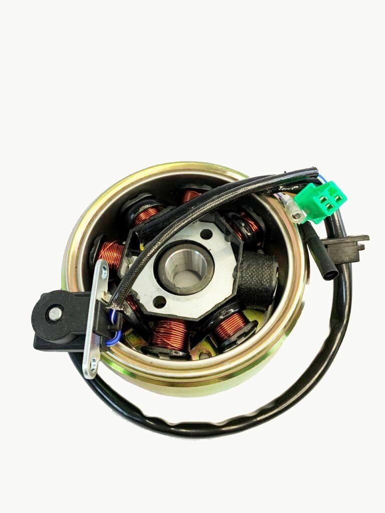 Зажигание в сборе с маховиком на 8 катушек) двигателя 157FMI (125 см3),162FMJ (150 см3)