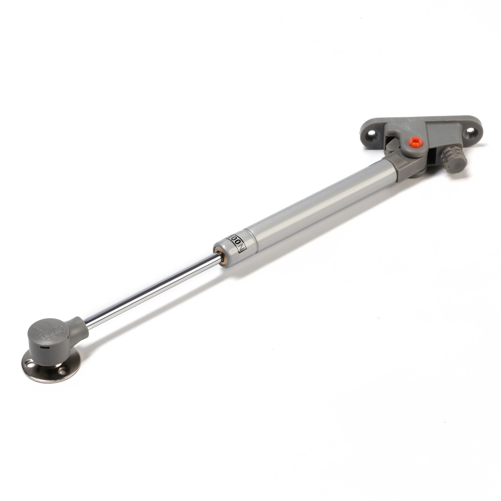 Газлифт 100N CAPPIO, доводчик, бесшумное открывание/закрывание, серый, 2 шт, 10771943