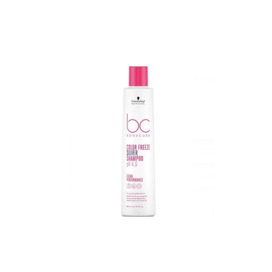 Schwarzkopf Professional Schwarzkopf Bonacure Color Freeze Silver Shampoo - Шампунь для седых и осветленных волос 250 мл