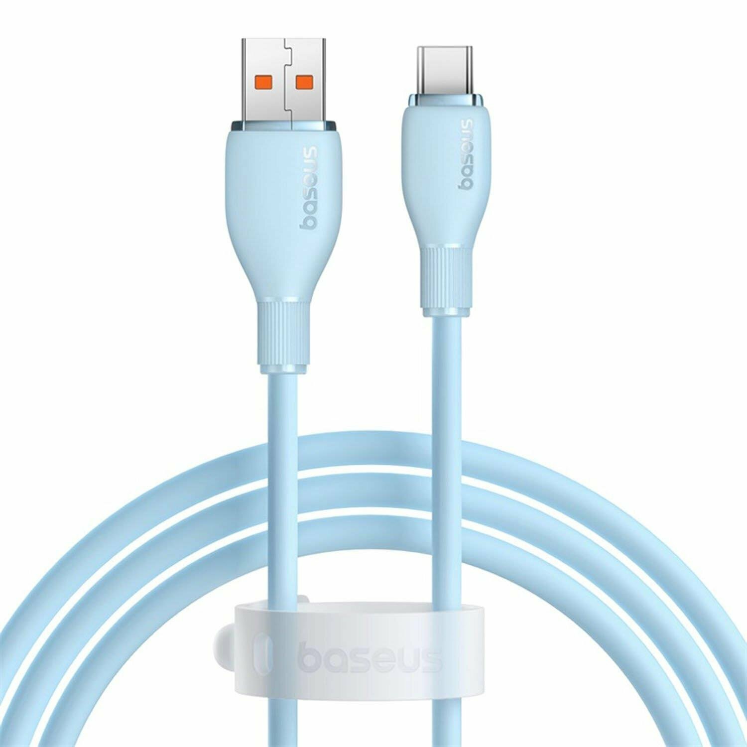 Кабель Baseus Pudding Series Fast Charging Cable USB to Type-C 100W 1.2m Galaxy Blue (P10355703311-00)