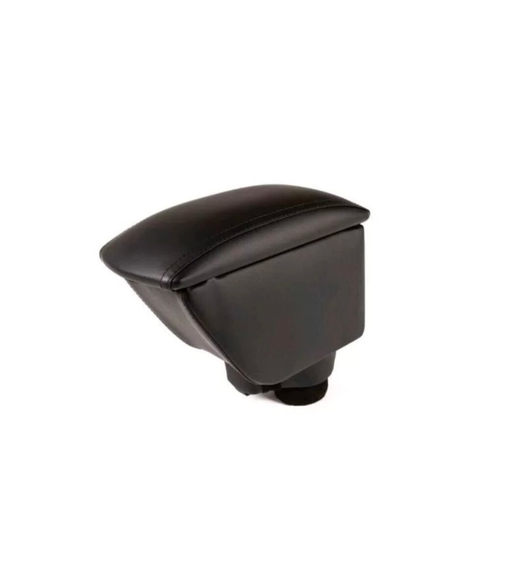 Подлокотник Kia Rio 4 / Kia Rio X-Line/Кия Рио (с 2017) ПРЕМИУМ исполнение, черная Эко-кожа, черная строчка