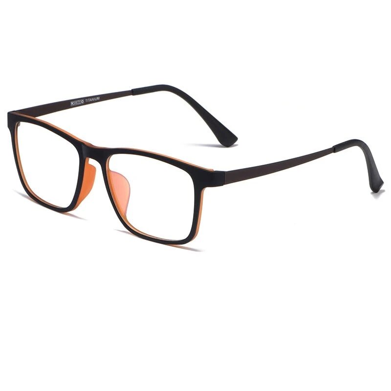 Мужские очки YIMARUILI Black Brown HR3068