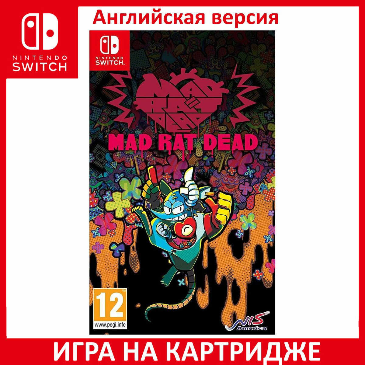 Игра Mad Rat Dead Switch Английский язык Картридж на Nintendo Switch