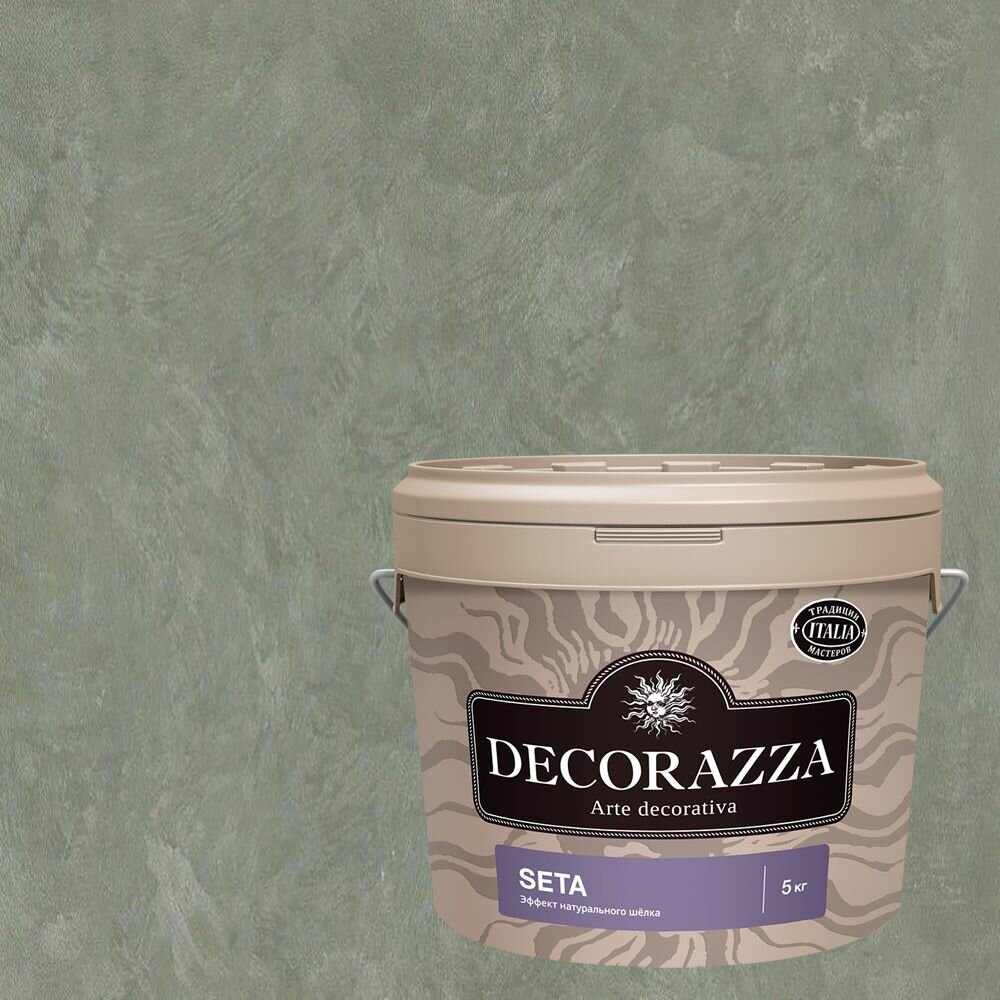 Декоративная штукатурка с эффектом натурального шелка Decorazza Seta (5кг) ST 11-198