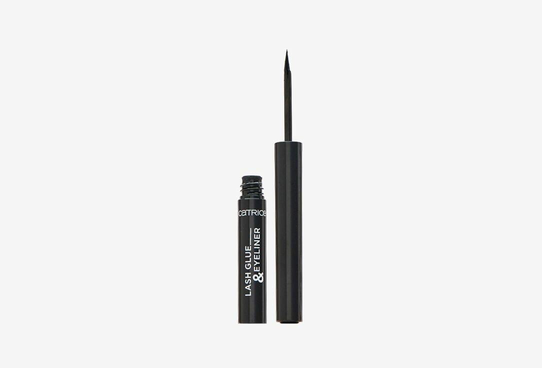 Клей для ресниц и подводка для глаз CATRICE Lash Glue & Eyeliner 1.7 мл 010, Strong Black