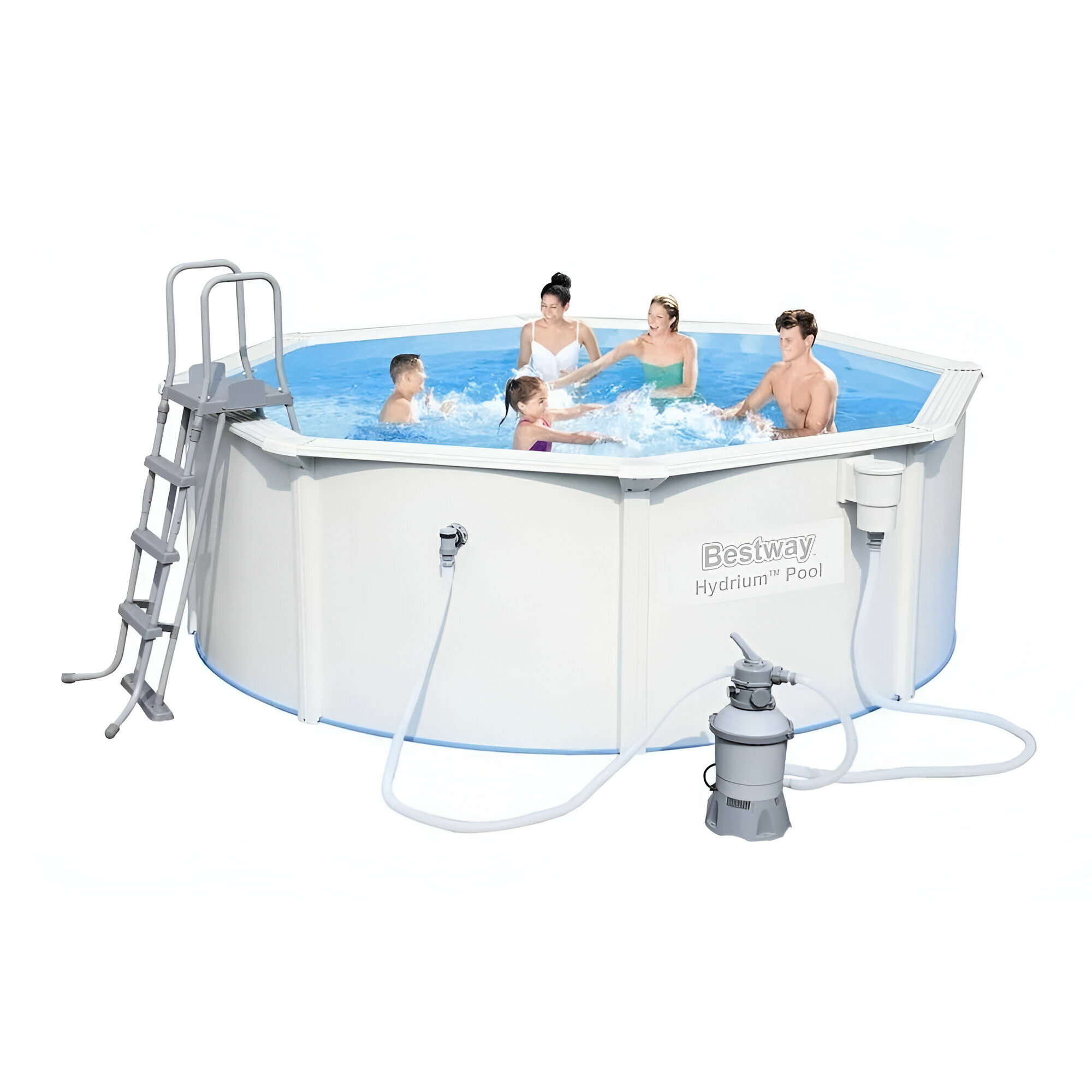 Бассейн со стальными стенками 360х120см BestWay 56574