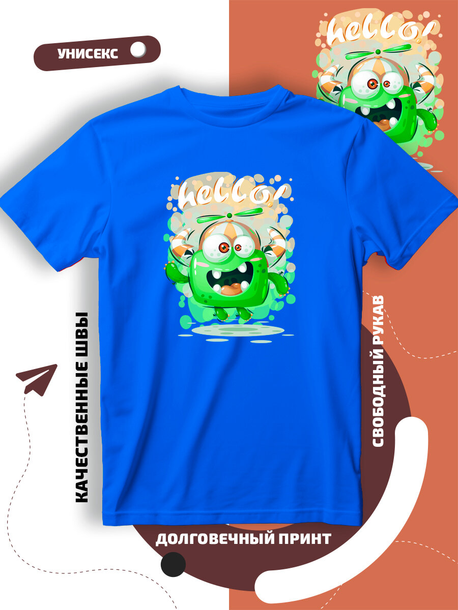 Футболка монстр привет