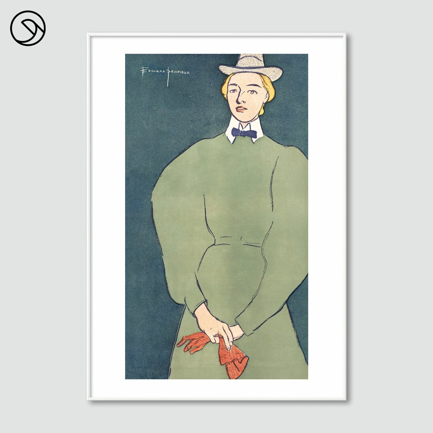 Постер в раме 50х70 Postermarkt, Edward Penfield №1