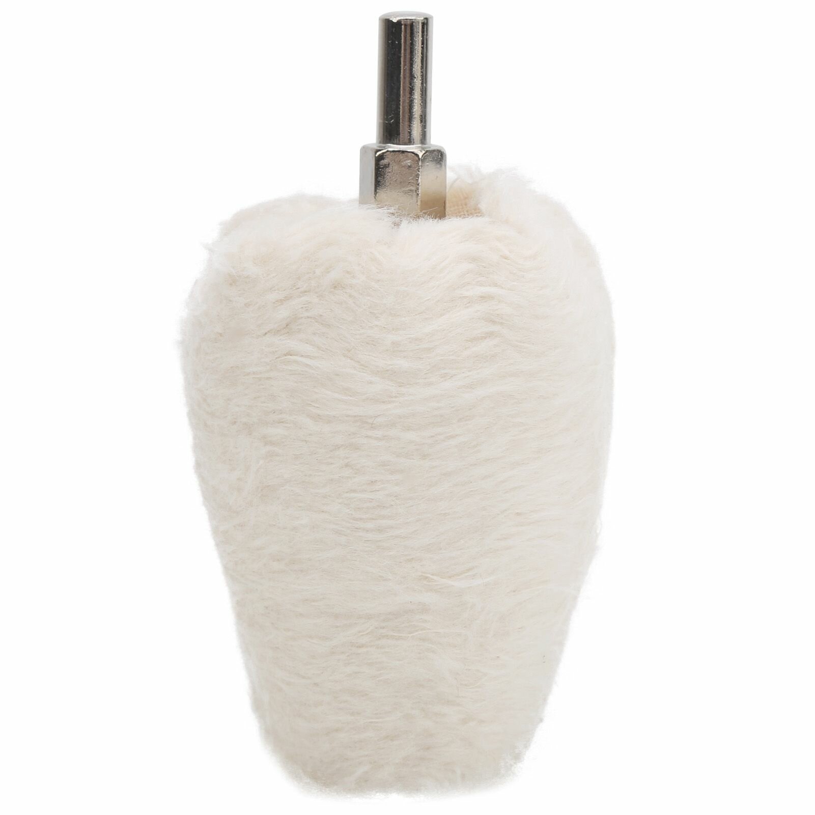 Полировальный круг из белой ткани в форме конуса с ручкой, шлифовальные инструменты для электрической дрели, 55 мм