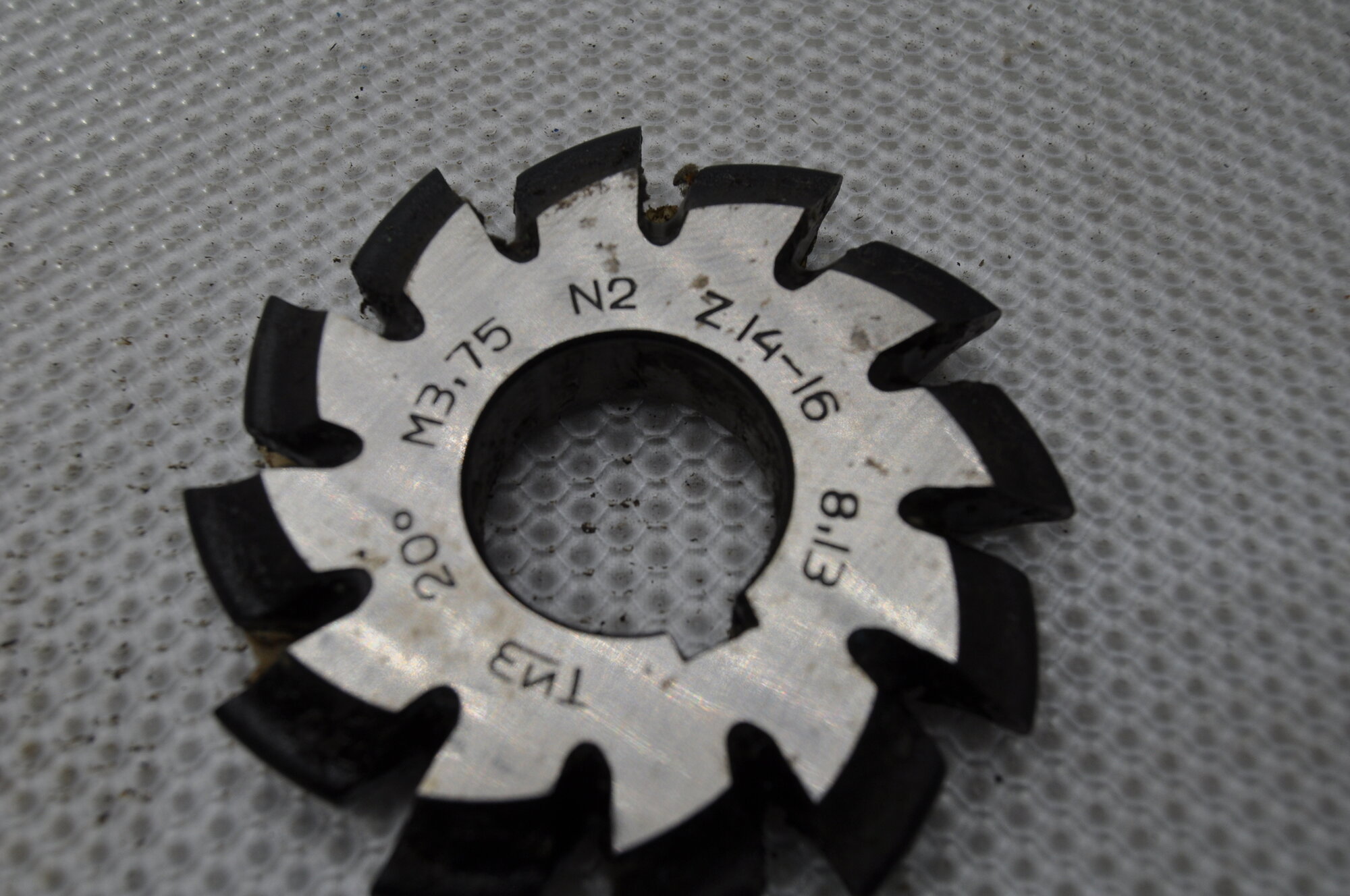 Фреза модульная М3,75 №2 (Р18) z 12