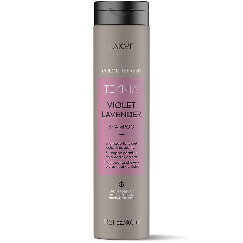 LAKME Шампунь для обновления цвета фиолетовых оттенков волос Teknia Color Refresh Violet Lavender Shampoo, 300 мл