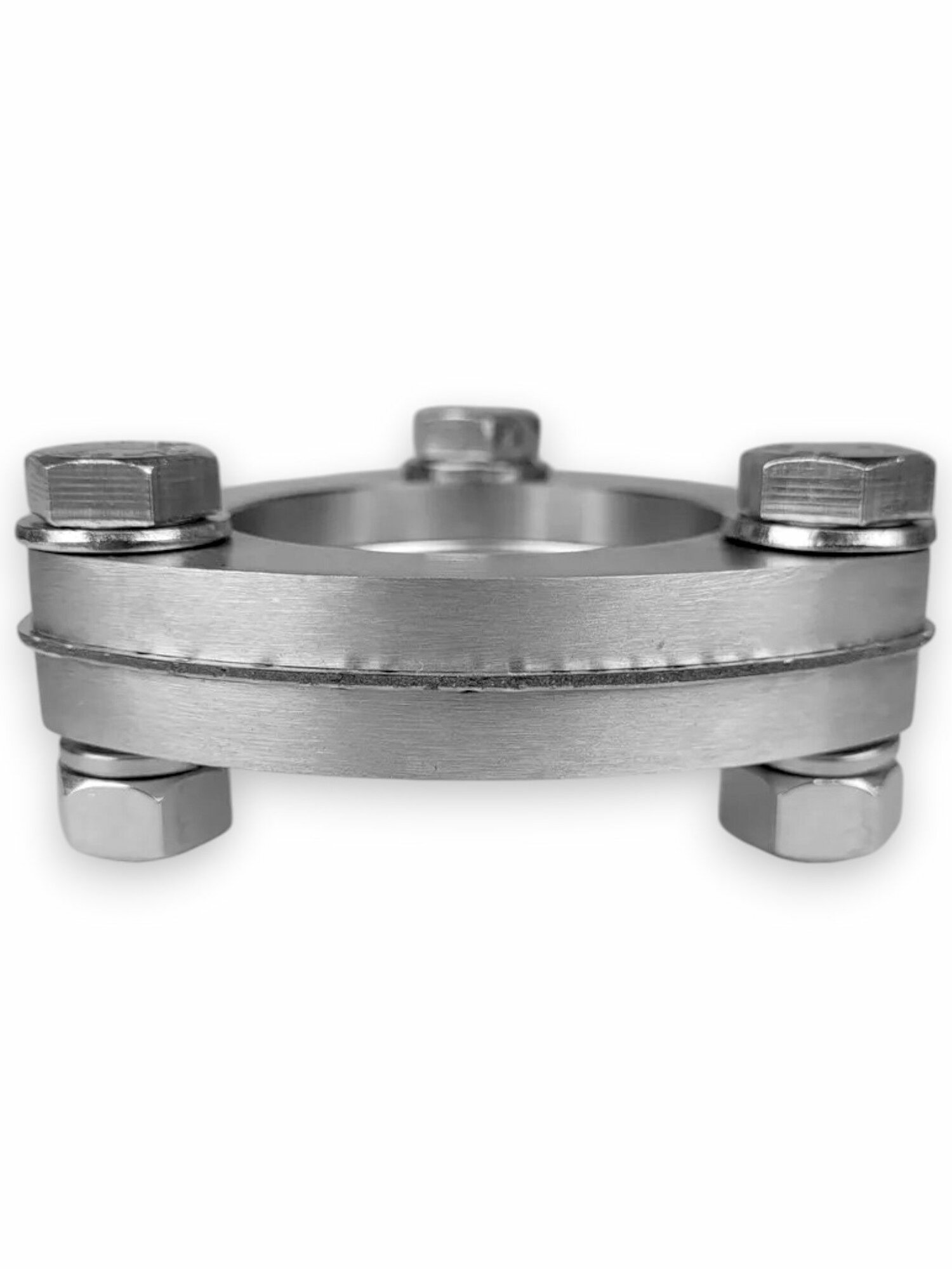 Фланцы для глушителя 3 болта 45мм нержавеющая сталь AISI304