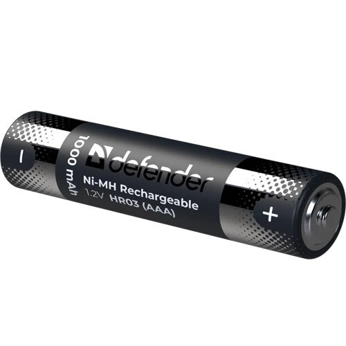 Аккумулятор ААА Defender HR03-2BL 1000мА/ч Ni-Mh в блистере 2шт.