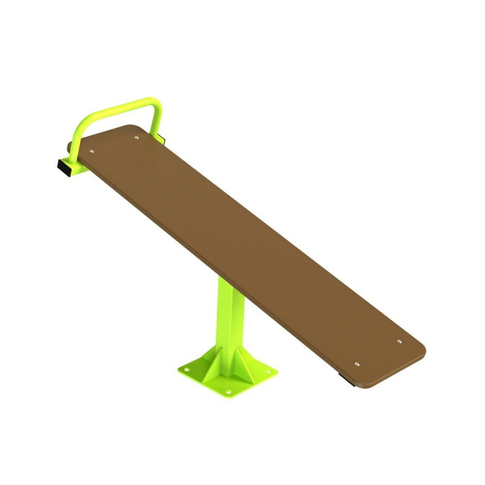 ZAVODSPORTA Fix-1706 Уличный тренажер для пресса анатомический ZAVODSPORTA pantone 382C (другие цвета опционально)