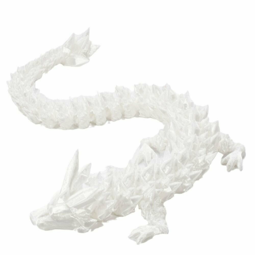 Подвижный дракон 60см фигурка, светящийся, игрушки из 3д принтера, сувенир, 3D фигурка