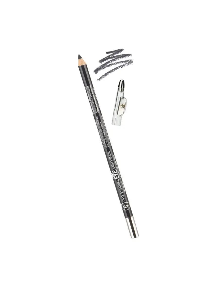 Для глаз с точилкой Professional Eyeliner 008 мороз черный