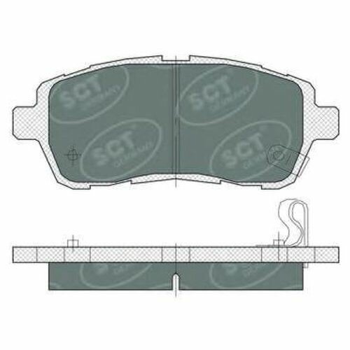 Колодки тормозные дисковые Sct sp384