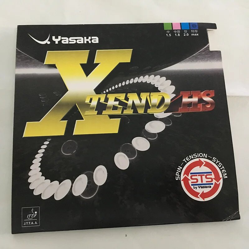 Резина для настольного тенниса Yasaka X-Tend HS, цвет: HS Black