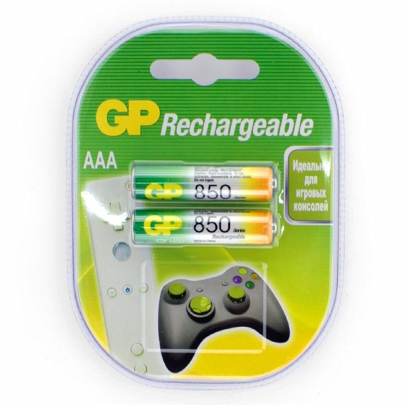 Аккумулятор (4шт) мизинчиковый GP НR03 (AAA) Ni-MH 850mAh (бл2)