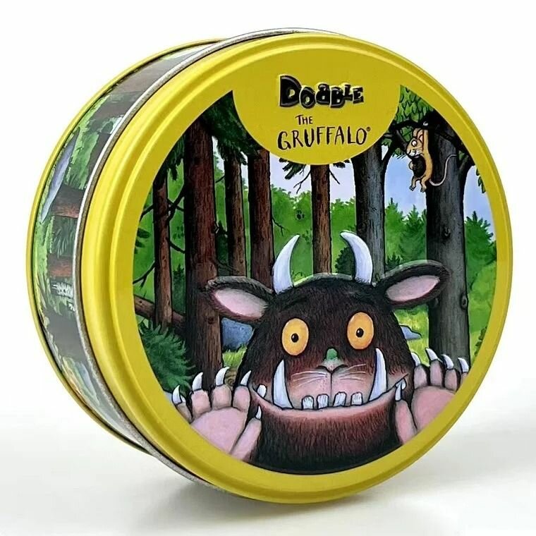 Настольная игра Доббль/ Дубль Spot it! Gruffalo- отличное развлечение для всей семьи и забавный подарок на !