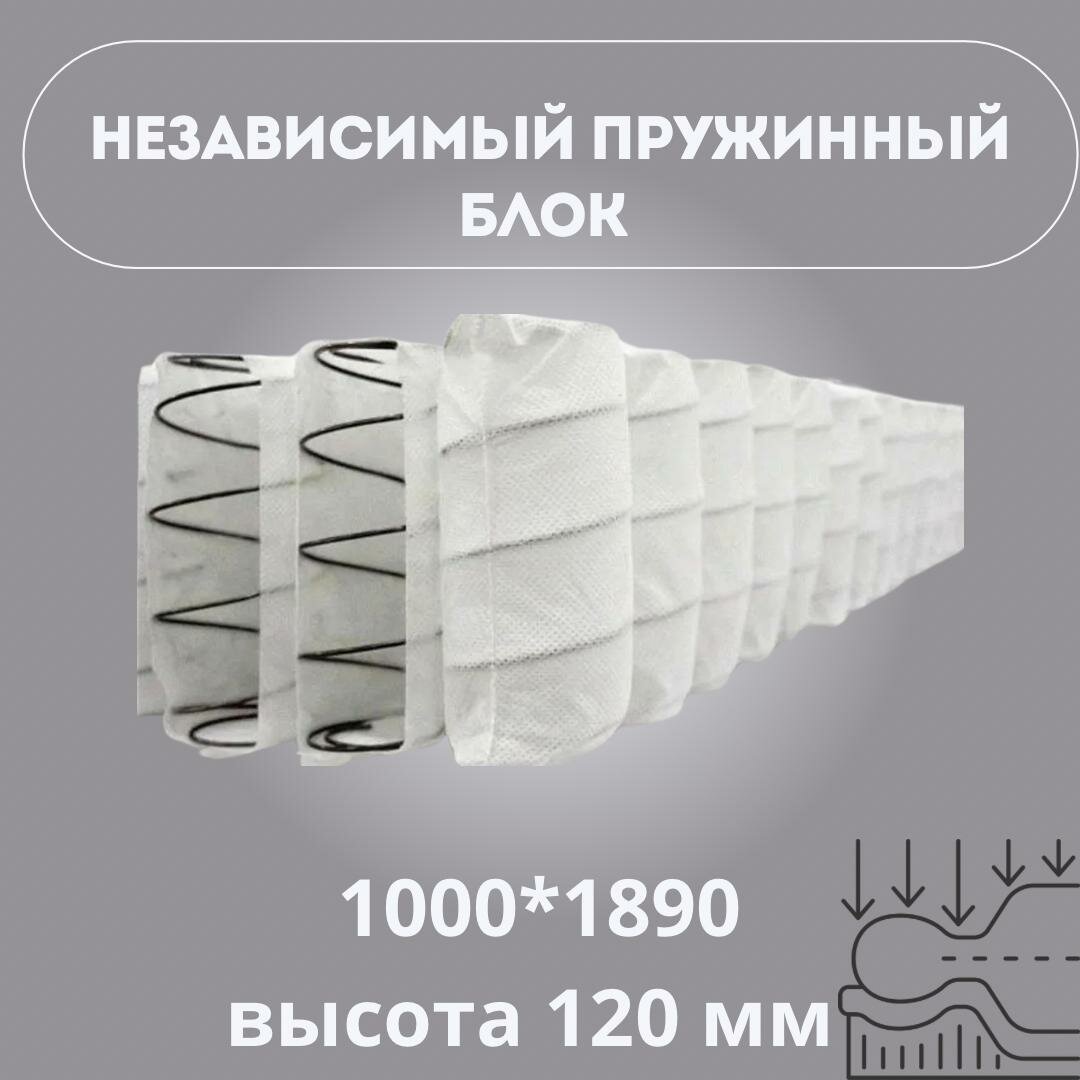 Независимый пружинный блок 1000х1890 высота120