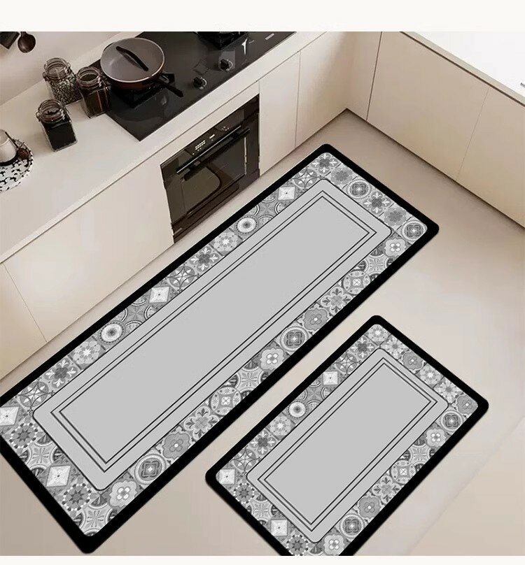 Коврик безворсовый Икеа, противоскользящий, 40х120+40х60 см, 2шт