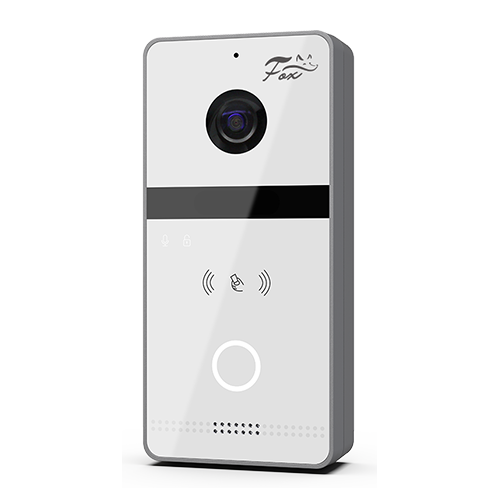 Вызывная панель IP видеодомофона Fox FX-ICP238 WiFi (белая) для дома / питание PoE / запись на карту памяти