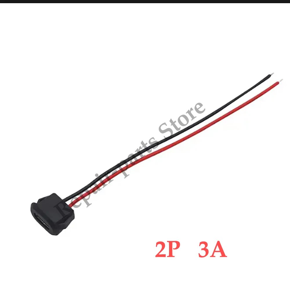 3 шт, разъемы USB Type-C JCD TYPE-C waterproof connector 2p-1