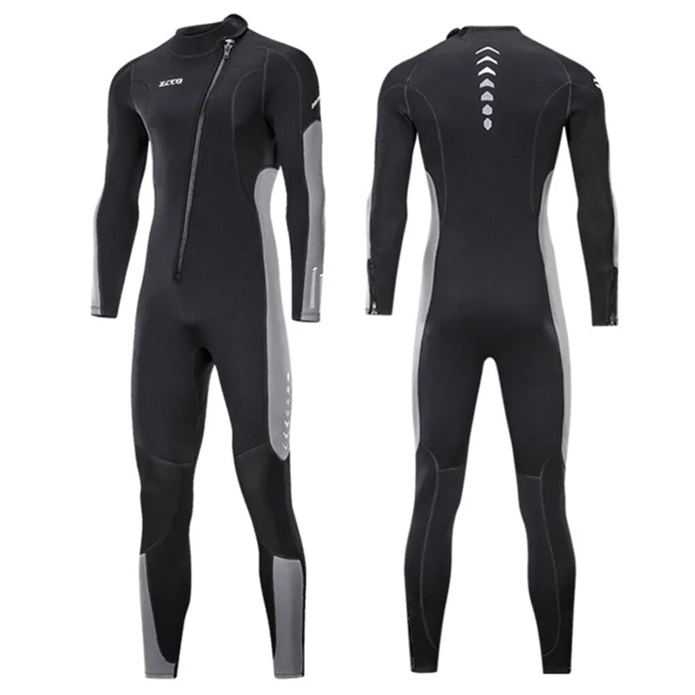 HEROBIKER Неопреновый гидрокостюм 3 мм для взрослых 4XL, 3MM 305-Man-Grey