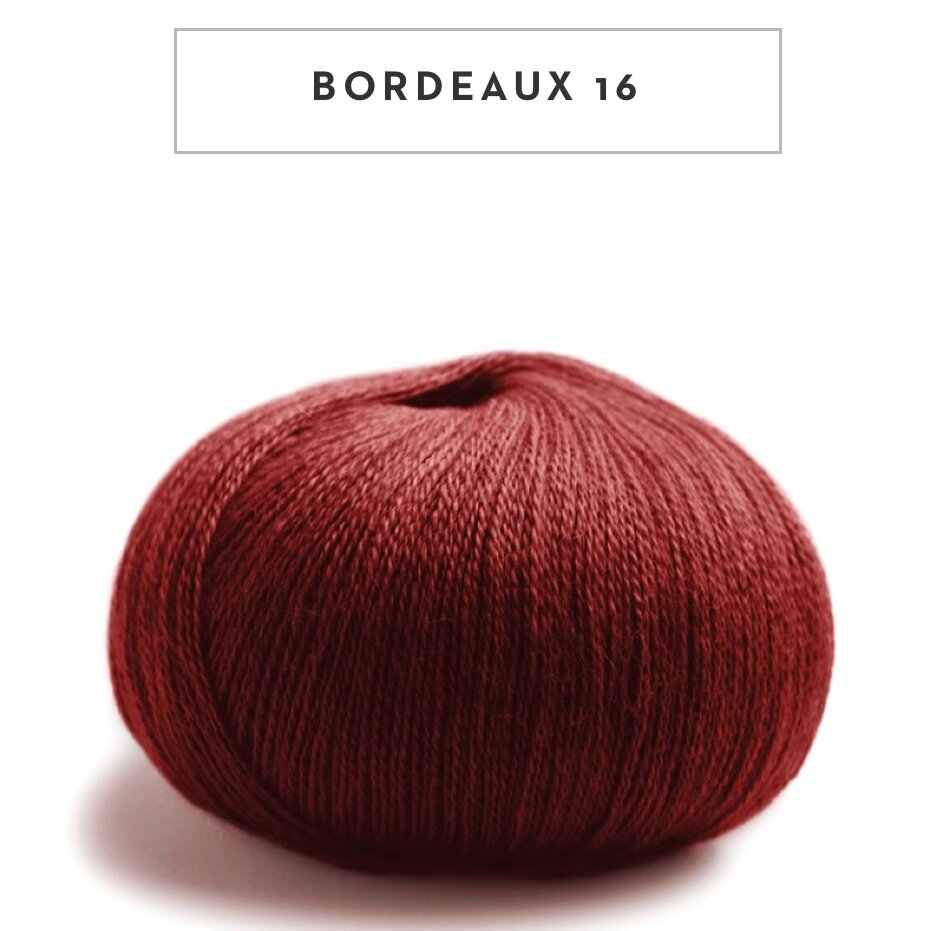 Piura /Пиура/ пряжа Lamana, 100% бэби альпака, 50г/400м (16, bordeaux (бордо), бордовый)