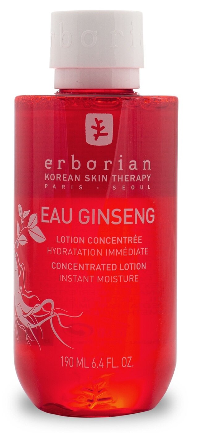 Тоник Erborian EAU GINSENG, с экстрактом красного женьшеня, для всех типов, 190мл