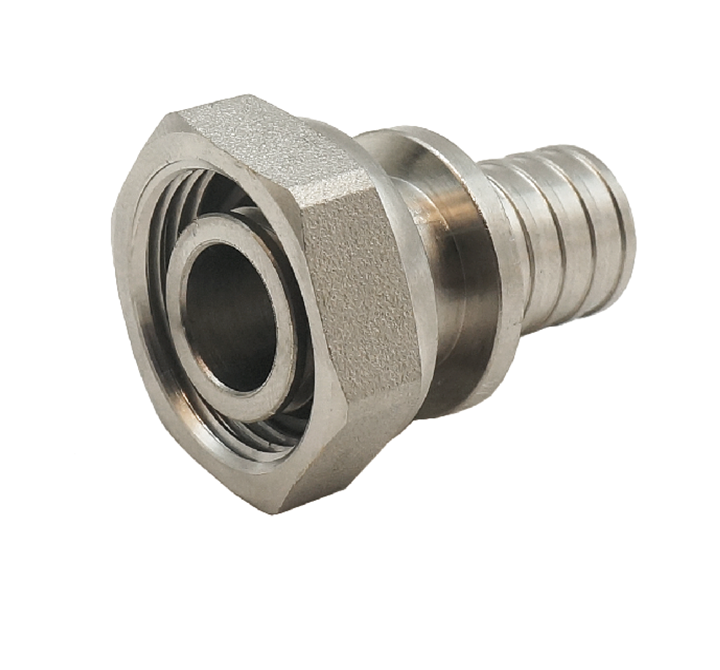 Переходник с накидной гайкой (евроконус) 16х3/4" аксиальный TIM H-JS1603E