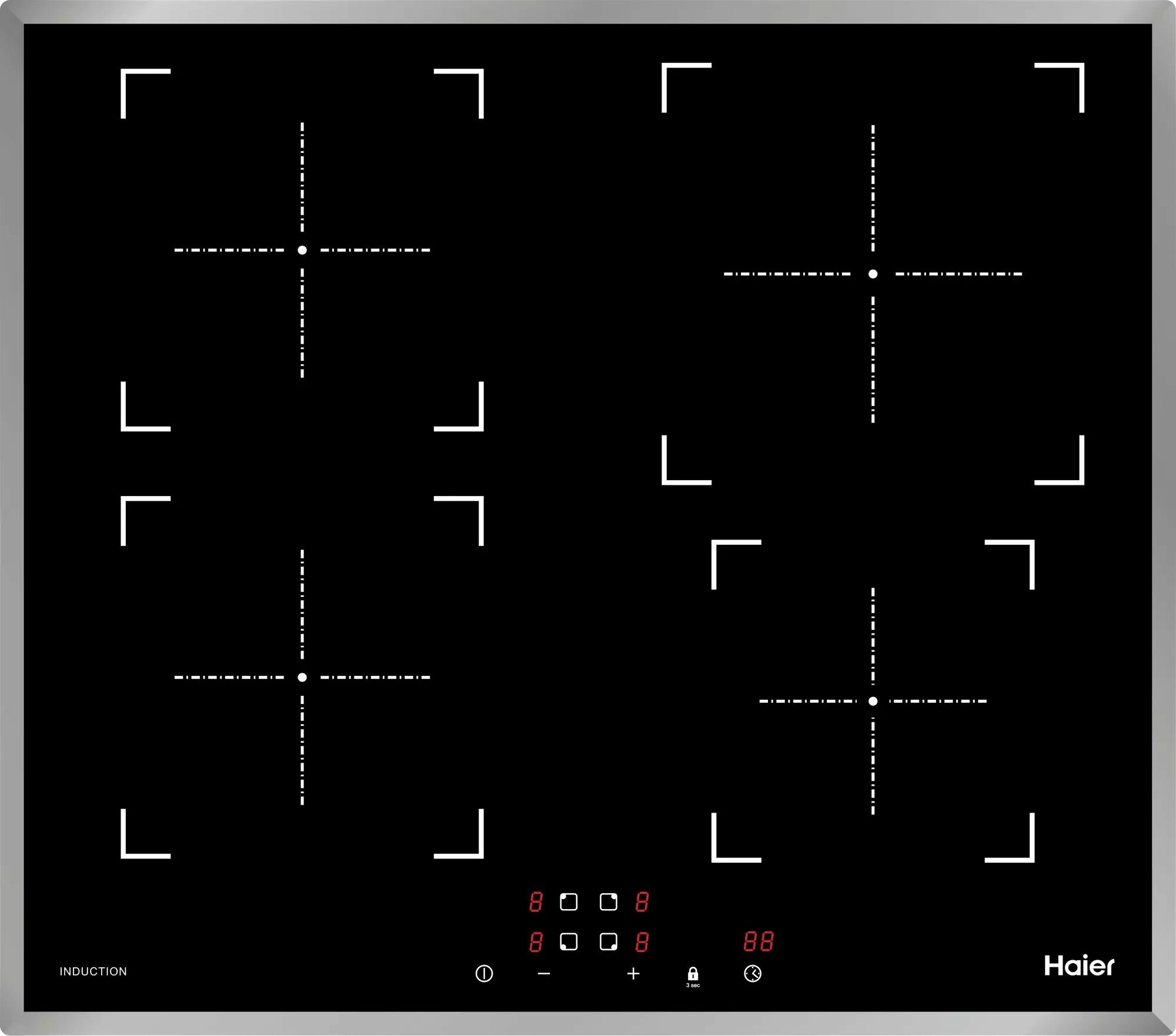 Варочная панель Haier "Домино" HHY-Y64NFB, индукционная, сенсорное управление