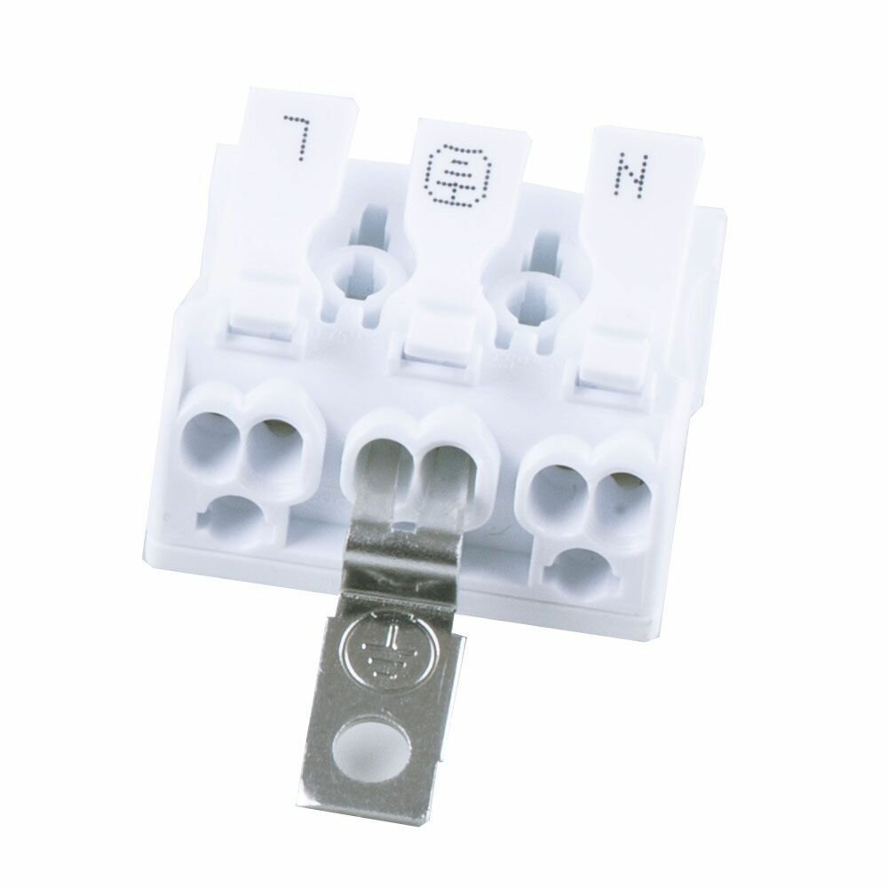 Клемма монтажная STEKKER с/з для фазных проводников, 3 контактные группы, (DIY упак 5шт) LD294-5103