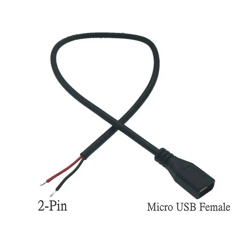 UXG Кабель-переходник Micro USB 2.0 30 см 30cm, 2Pin Female