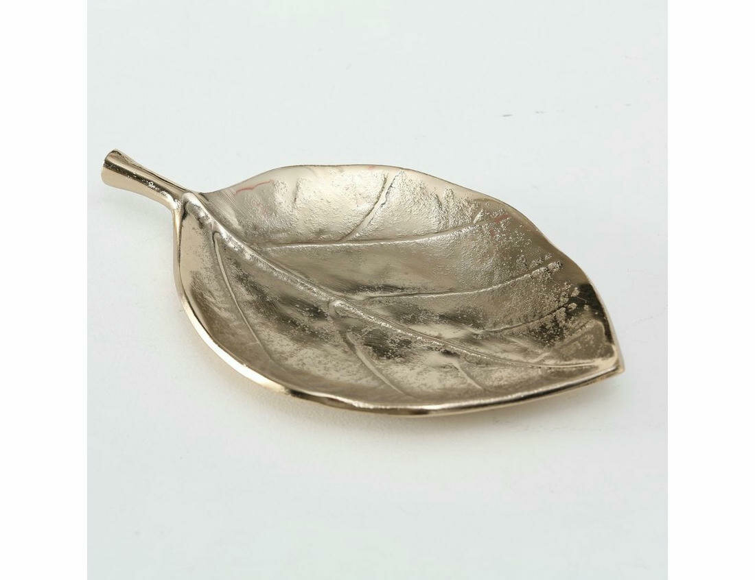 Блюдо для подачи закусок, металл, шампань, 27х20 см, Boltze