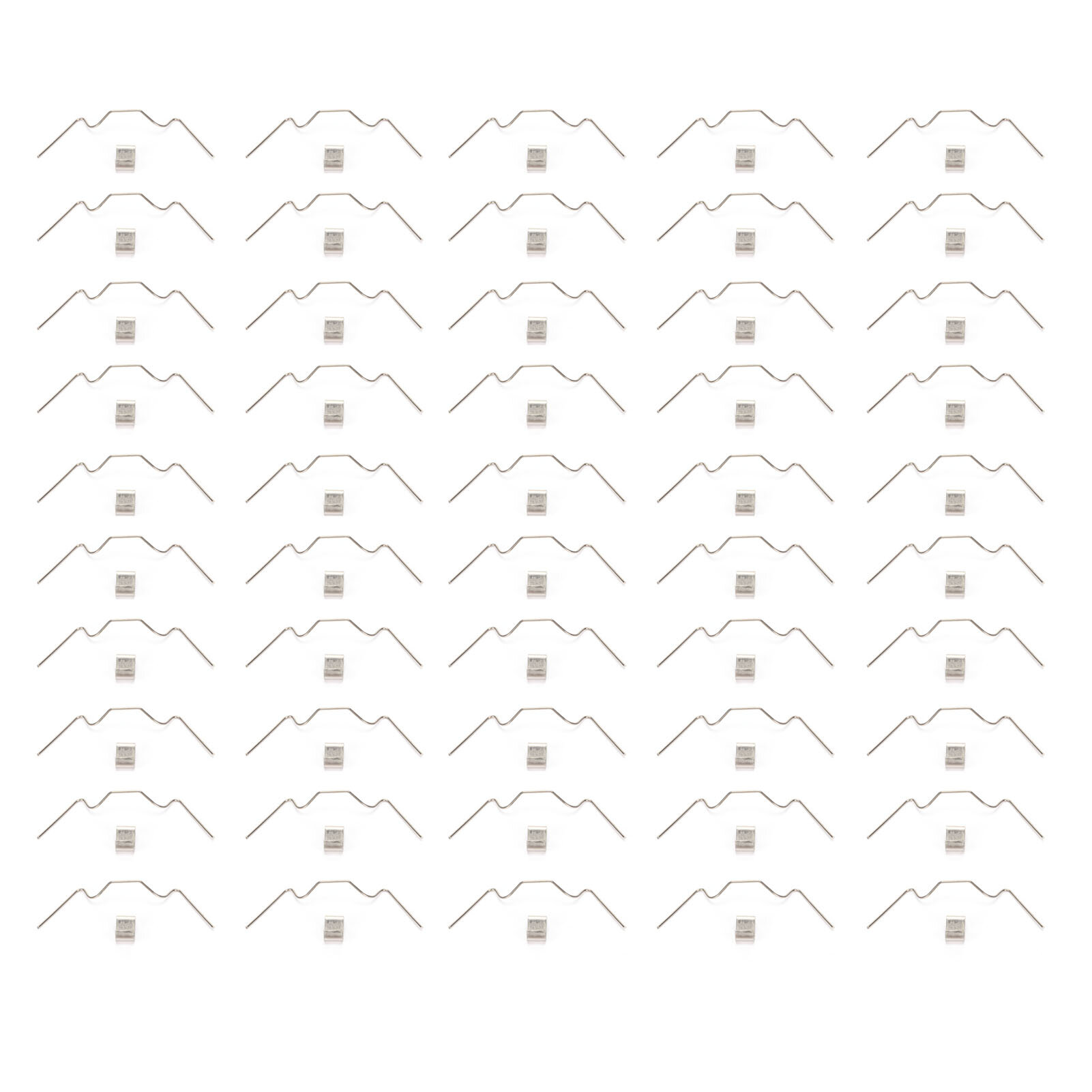 100 шт. Зажимы для остекления теплиц из нержавеющей стали, Z-образные крепежные элементы, W-образная форма для замены стекла, садовый инструмент.