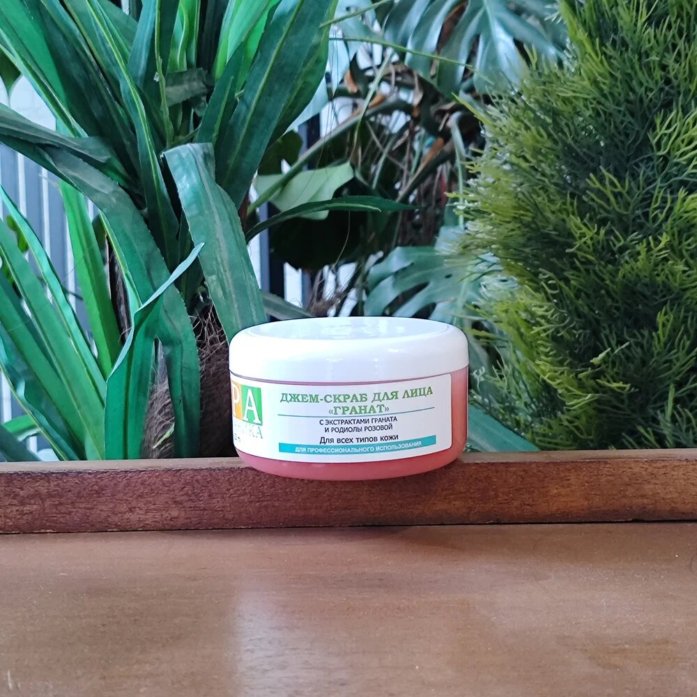 Джем-скраб для лица Альганика "Гранат", для всех типов кожи, 250мл