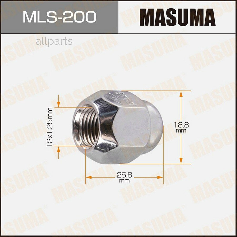 MASUMA MLS200 гайка