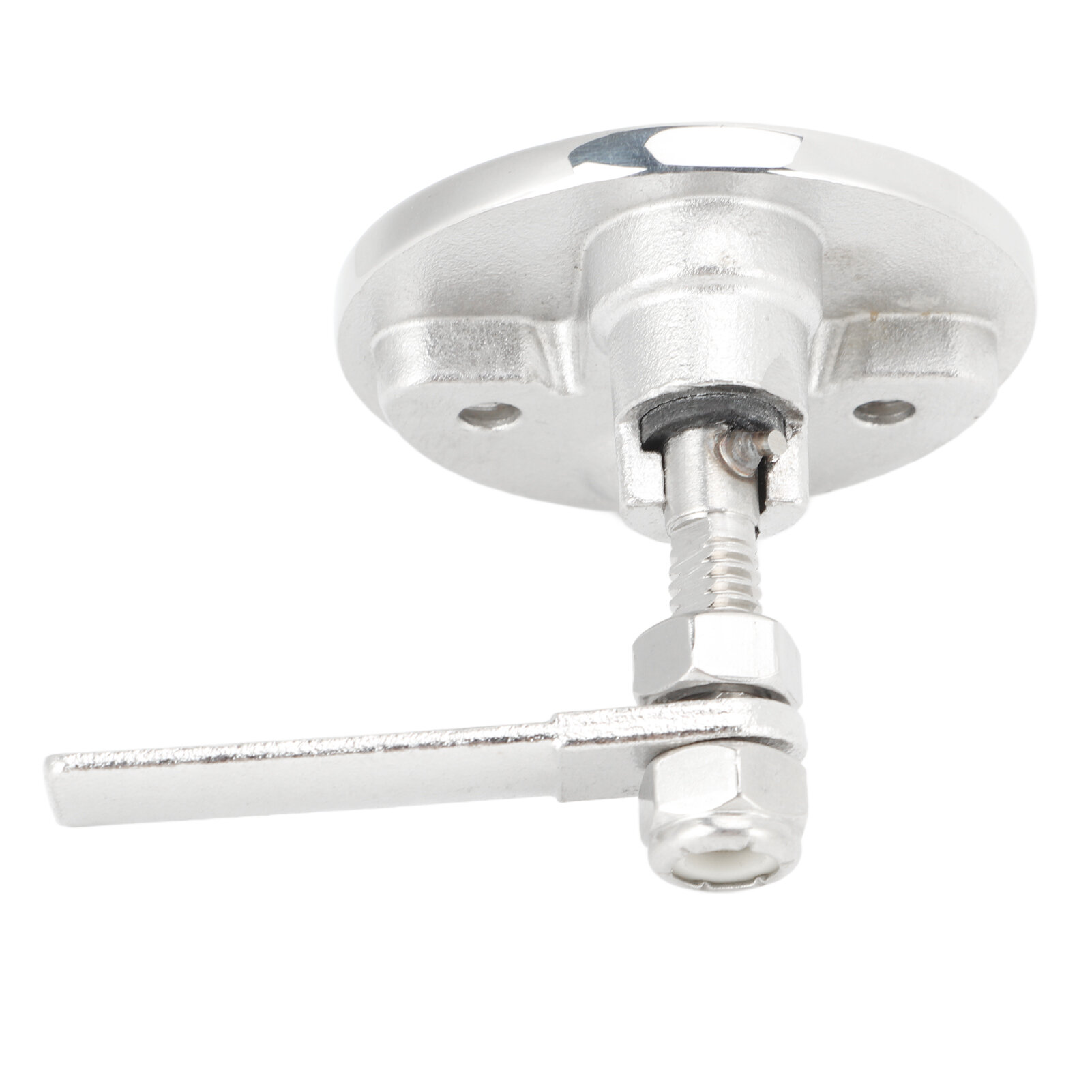 Замок для люка лодки с задней пластиной 62 мм из нержавеющей стали 316 серебристый фланцевый рычажный замок для морского использования