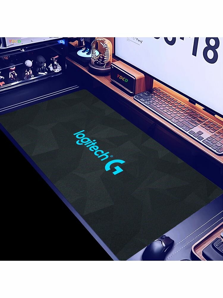 Коврик для мыши Logitech Gaming Player, нескользящая основа, прошитые края, XXL, 40 x 90 см