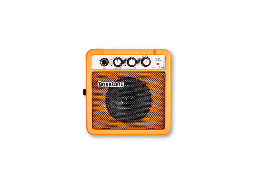 Bosstone GA-5W Orange Гитарный усилитель: Мощность - 5 Ватт. Питание 1 х батарейка 9В