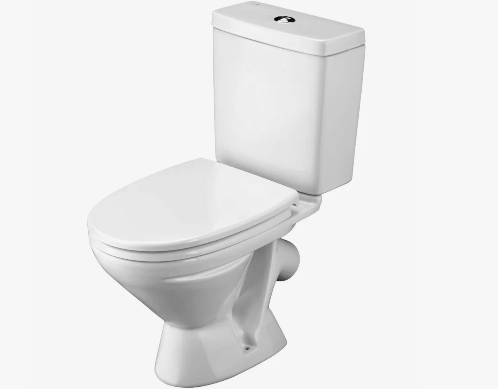 Унитаз-компакт Santek Лига с косым выпуском с сиденьем пластик белый (1. WH30.2.197)