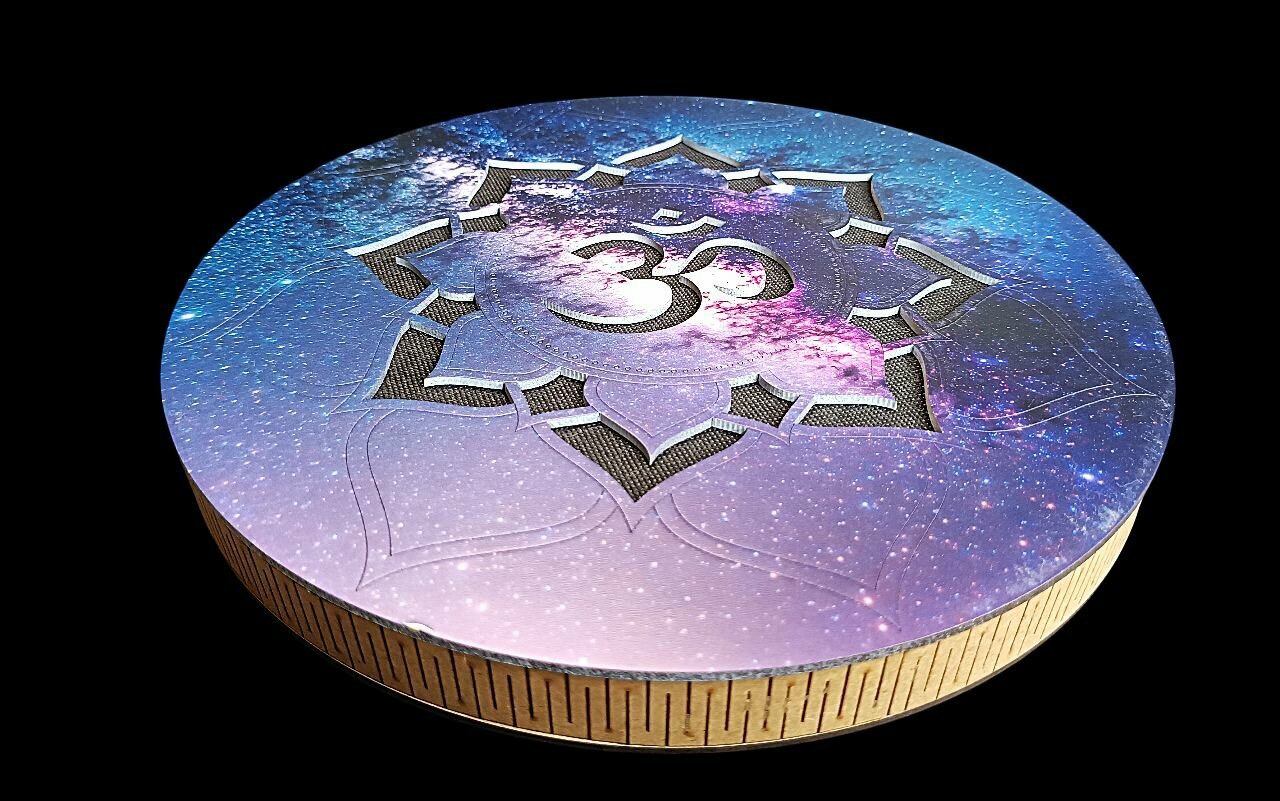 Шум ручья Ом 120 мм Сине-Фиолетовый космос