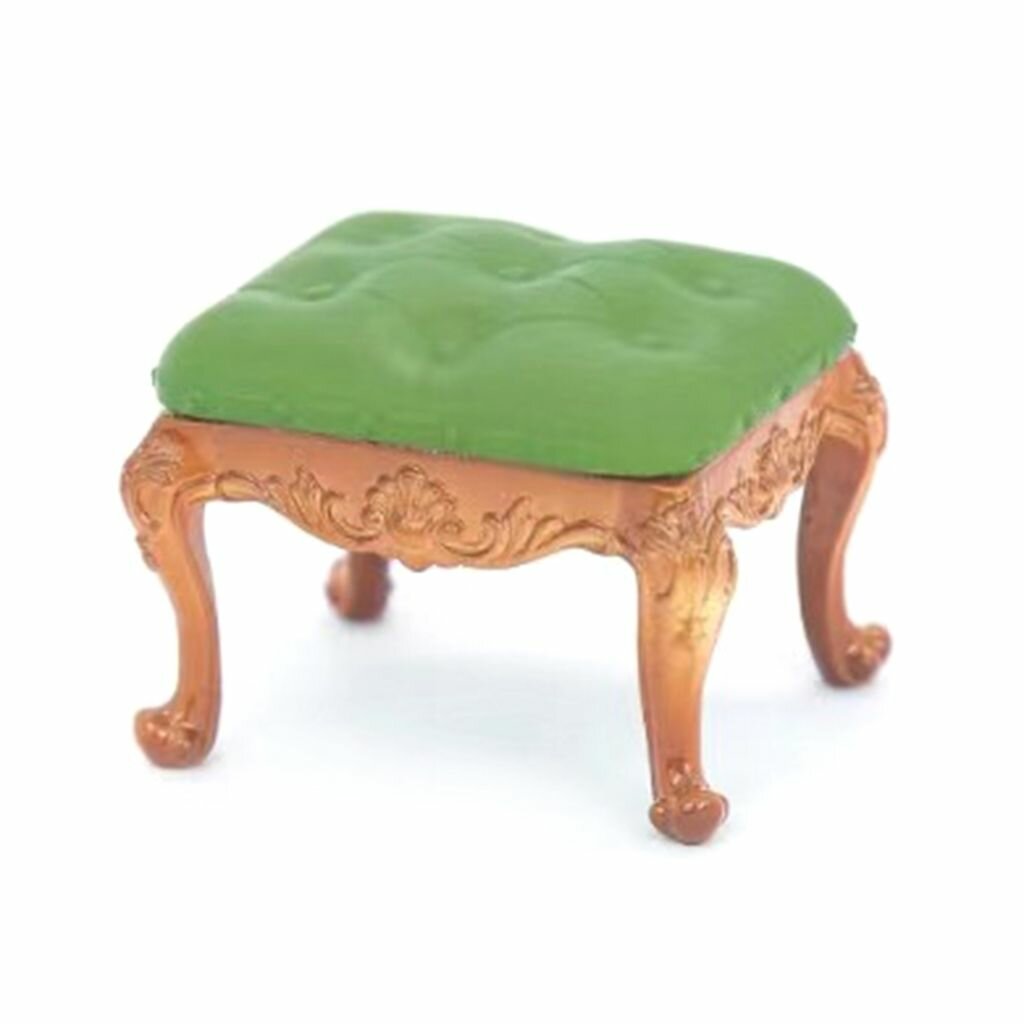 Реалистичное винтажное кресло для кукол 1:12