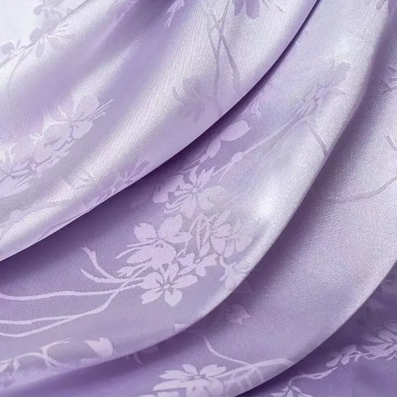 Микроэластичная жаккардовая ткань 97% полиэстер + 3% спандекс 1,5 м шириной Сиреневый, Light Purple