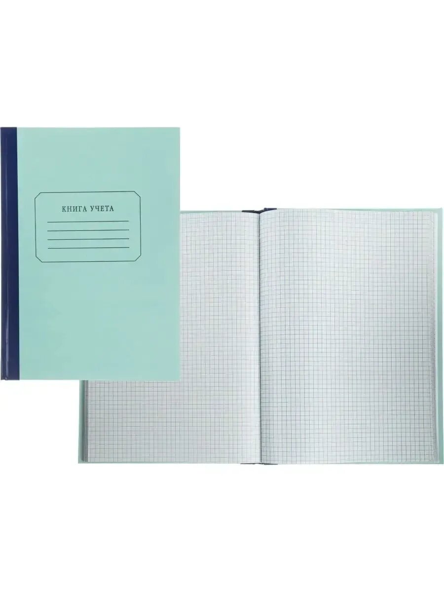 Книга учета в клетку 96 листов А4
