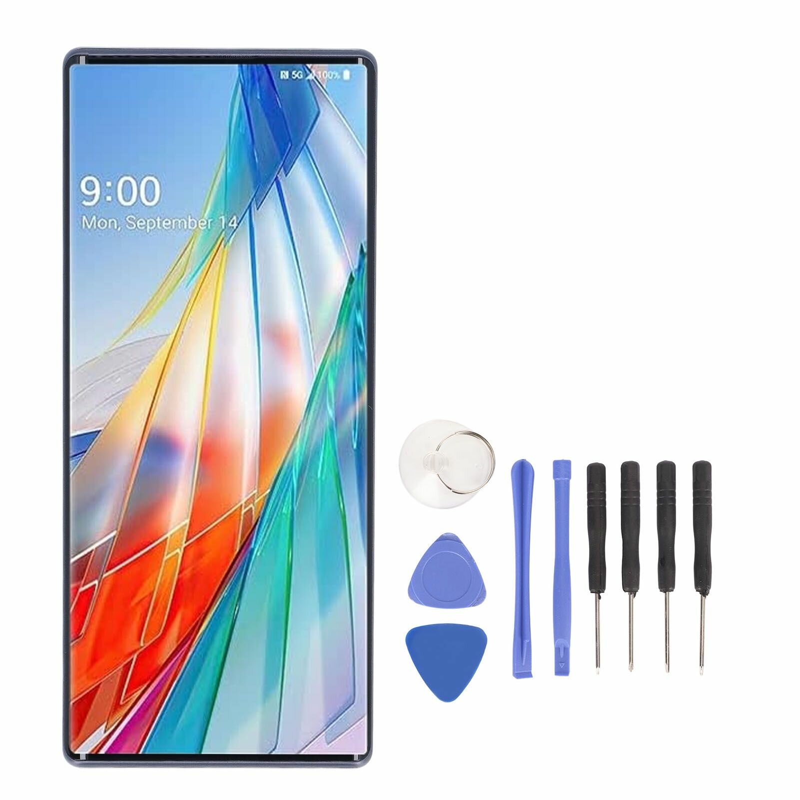 Замена дисплея с Цифровым Преобразователем Сенсорного экрана 5G Organic LED Набором инструментов для Wing LM F100 F100N F100V F100VM